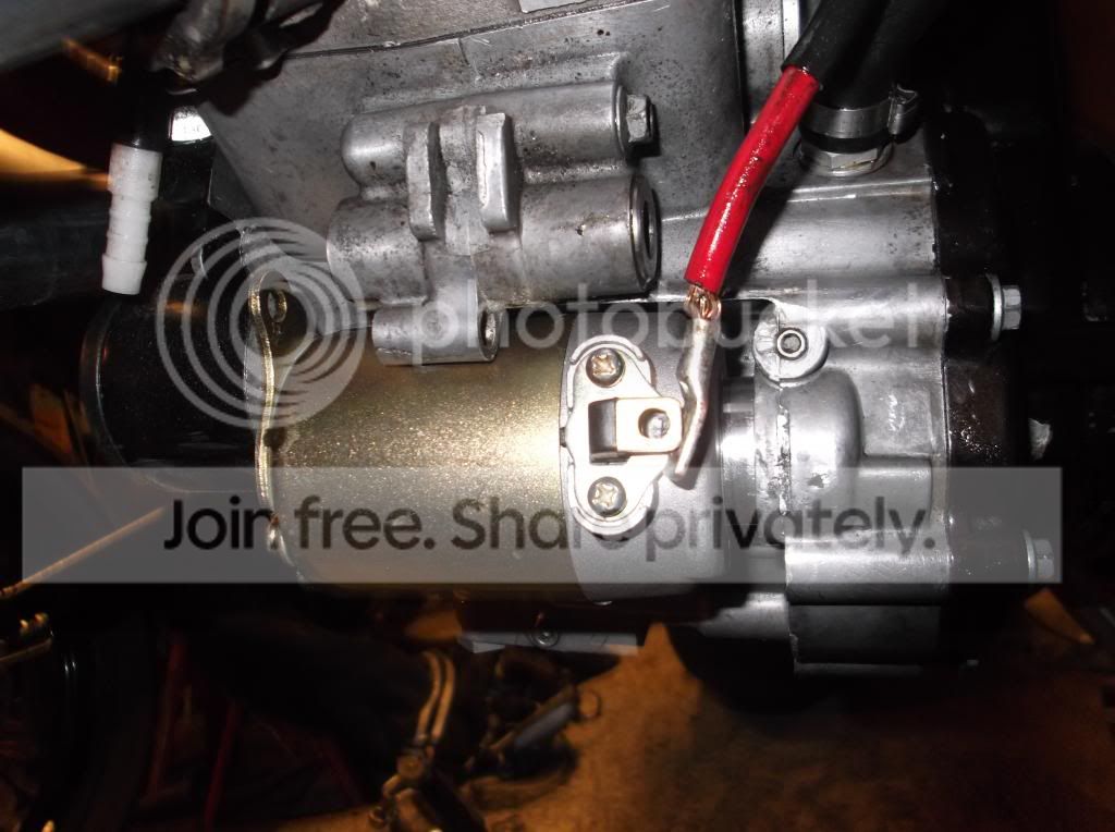 Starter motor build